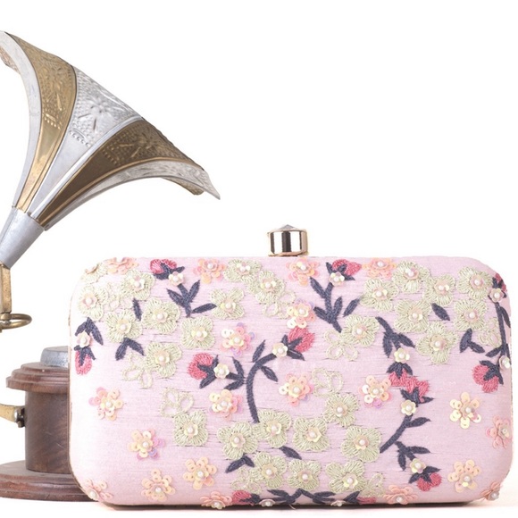 Bags | Hand Embroidered Clutches | Poshmark